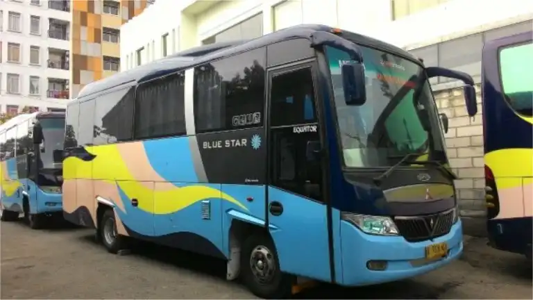 Informasi Lengkap Bus Pariwisata Blue Star - Bus-Pariwisata.id